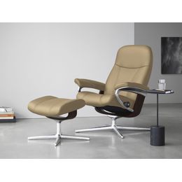 Fu&szlig;hocker stressless, B:54cm H:41cm T:39cm, beige, Leder PALOMA: PALOMA ist ein durchgef&auml;rbtes Semianilin-M&ouml;belleder mit nat&uuml;rlicher Narbung.,