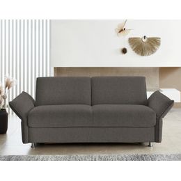 Schlafsofa Bali, B:234cm H:14cm, grau, 100% PE, Jugendzimmer, Sofas, "LINA, Dauerschlaffunktion, 140 u. 160 er Breiten", durchgehender Lattenrost mit