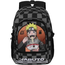 Naruto Rucksack Jungen Gr&ouml;&szlig;e One Size braun / gelb / grau / schwarz