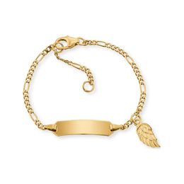 Engelsrufer Bracelet 'ID Fl&uuml;gel' female Gold size One Size