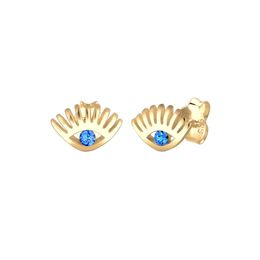 Elli Ohrringe 'Evil Eye' Damen Gr&ouml;&szlig;e One Size blau / gold