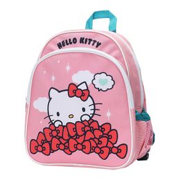 Hello Kitty Rucksack M&auml;dchen Gr&ouml;&szlig;e One Size rosa / rot / wei&szlig;
