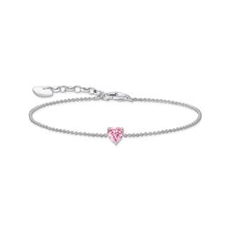 Thomas Sabo Armband Damen Gr&ouml;&szlig;e 19 rosa / silber