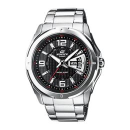 Casio Uhr 'Edifice' Herren Gr&ouml;&szlig;e One Size rot / schwarz / silber