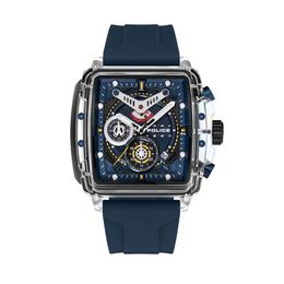Police Analog Watch 'Clout' male Blue size One Size