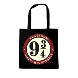 logoshirt Baumwolltasche 'Harry Potter - Platform 9 3/4' Damen Gr&ouml;&szlig;e One Size schwarz