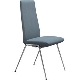 Polsterstuhl stressless, B:57cm H:105cm T:60cm, blau, Microfaser DINAMICA (88% Polyester, 12% Polyurethan), Esszimmer, St&uuml;hle, "Laurel", High Back,