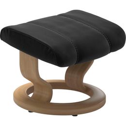 Fu&szlig;hocker stressless, B:54cm H:38cm T:39cm, schwarz, Leder BATICK: BATICK ist ein leicht korrigiertes, durchgef&auml;rbtes und genarbtes M&ouml;belleder, bei