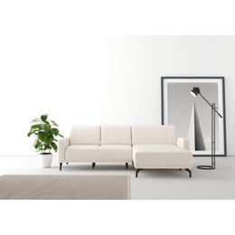 Sit & More Ecksofa SIT & MORE, B:251cm H:84cm T:163cm, beige, Wohnzimmer, Sofas, "Bailando L-Form", wahlweise mit Kopfteilverstellung und Vorziehsitz, motorisch