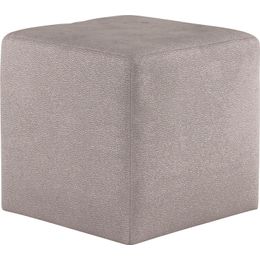 Hocker COTTA, B:40cm H:40cm T:40cm, beige, 100% Polyester, Wohnzimmer, Hocker, "Cuby", Sitzw&uuml;rfel, Cube, Sitzhocker