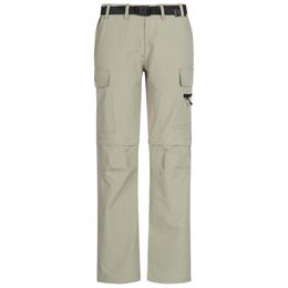 DEPROC Active Damen Outdoorhose "KENORA Full Stretch Zip-Off", beige, Gr. 34, 95% Polyester; 5% Elasthan, Hosen, auch in Gro&szlig;en Gr&ouml;&szlig;en erh&auml;ltlich