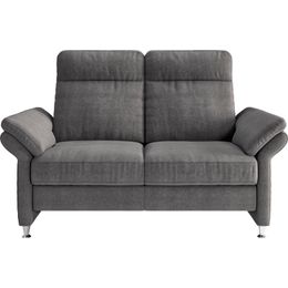 2-Sitzer Home Affaire, B:158cm H:103cm T:89cm, grau, 100% Polyester, Sofas, "Mailand", mit komfortablem Federkern-Sitz, wahlweise mit Move-Funktion