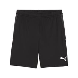 Puma Herren Sporthose "individualLIGA Trainingsshorts Herren"schwarz, wei&szlig; shadow gray, Gr. XS, unifarben, Obermaterial: 100% Polyester; Seite: 100%