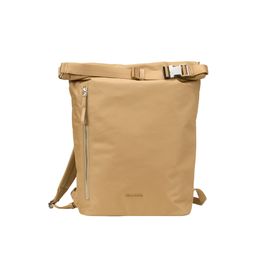 Marc O'Polo MARC O'POLO Damen Rucksack "aus recyceltem Material", beige, Polyamid, Rucks&auml;cke