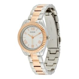 Guess Analog Watch female Gold, Silver size One Size
