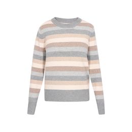 MIMO Pullover Damen Gr&ouml;&szlig;e L grau / taupe / hellgrau / ros&eacute;