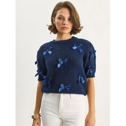 Bianco Lucci Pullover Damen Gr&ouml;&szlig;e S/L marine