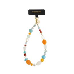 Cheeky Chain Munich Handykette 'Mykonos' Herren Gr&ouml;&szlig;e One Size hellblau / gold / orange / wei&szlig;