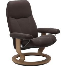 Relaxsessel stressless, B:72cm H:94cm T:70cm, braun, Leder BATICK: BATICK ist ein leicht korrigiertes, durchgef&auml;rbtes und genarbtes M&ouml;belleder, bei