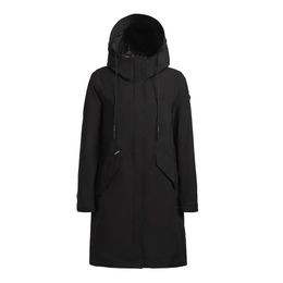Khujo Between-Seasons Coat 'Elea' female Black size XL