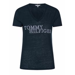 Tommy Hilfiger T-Shirt Damen Gr&ouml;&szlig;e XS marine