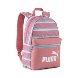 Puma Freizeitrucksack "Puma Phase 13 l Kleiner Rucksack Jugendliche", B/H/T: 25cm x 37cm x 12cm, onesizewild pink stripes aop, Rucks&auml;cke