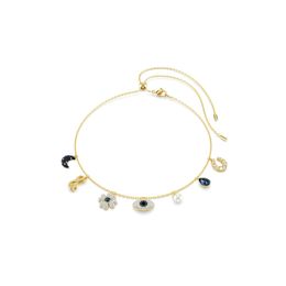 Swarovski Kette Damen Gr&ouml;&szlig;e One Size marine / gold / wei&szlig;