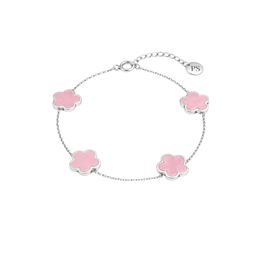 Pure Schmuck Armband 'Clover Rosa' Damen Gr&ouml;&szlig;e 13 cm silber