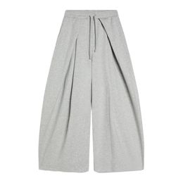 Bershka Pleat-Front Pants female Grey size M