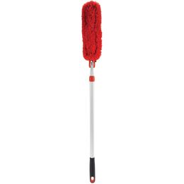 OXO GOOD GRIPS Staubwedel, B:17cm L:135cm, orange, Staubwischer, ausziehbar, Microfaser