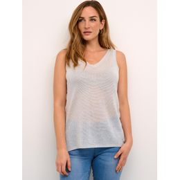 Cream Top 'CR Zerina' Damen Gr&ouml;&szlig;e XL silbergrau