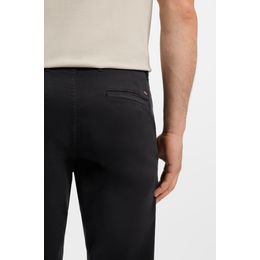 BOSS Orange Herren Chinohose "slim", schwarz, Gr. 30, unifarben, Web, Obermaterial: 97% Baumwolle, 3% Elasthan, Hosen, mit Ges&auml;&szlig;taschen