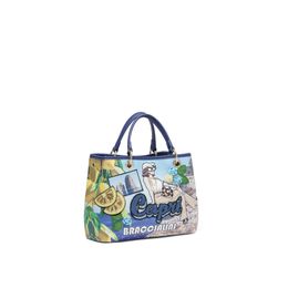 Braccialini Handtasche 'Pomona' Damen Gr&ouml;&szlig;e One Size blau / gelb / gr&uuml;n / wei&szlig;