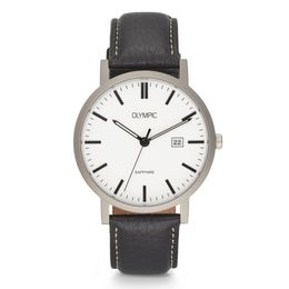 Olympic Uhr Herren Gr&ouml;&szlig;e One Size braun / silbergrau
