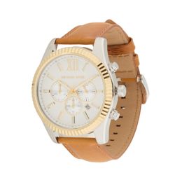 Michael Kors Uhr 'LEXINGTON' Herren Gr&ouml;&szlig;e One Size pueblo / gold / silber