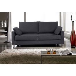 Schlafsofa Bali, B:166cm H:90cm T:95cm, blau, Wohnzimmer, Sofas, "FLEXA, Sitzen / Relaxen / Schlafen", &ndash; Schlafsofa &bdquo;Made in Germany&ldquo;