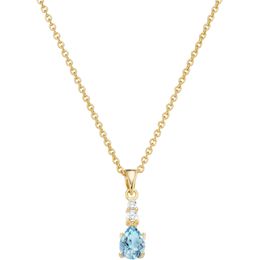 Firetti Kette Damen Gr&ouml;&szlig;e One Size blau / gold / transparent