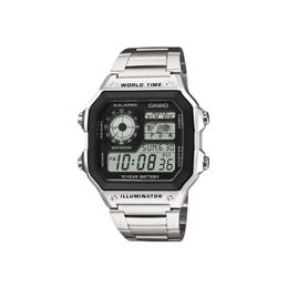 Casio Uhr Herren Gr&ouml;&szlig;e One Size schwarz / silber