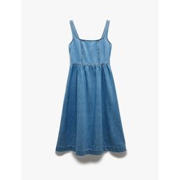 KOTON Kleid Damen Gr&ouml;&szlig;e 34 blue denim Winterkleid