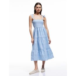 KOTON Kleid M&auml;dchen Gr&ouml;&szlig;e 142 himmelblau