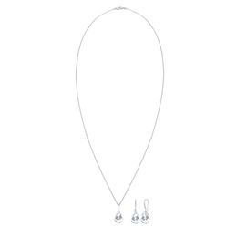 Elli Schmuckset Damen Gr&ouml;&szlig;e One Size silber / transparent