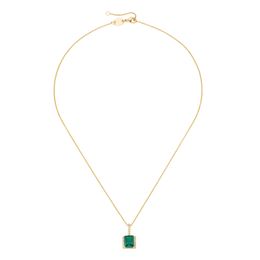 Smart Jewel Kette Damen Gr&ouml;&szlig;e 45 gold / gr&uuml;n / wei&szlig;