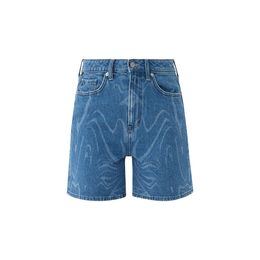 QS Shorts Damen Gr&ouml;&szlig;e 29 blue denim / wei&szlig;