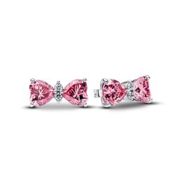 Pandora Ohrringe Damen Gr&ouml;&szlig;e One Size rosa / silber