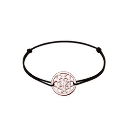 Elli Armband Damen Gr&ouml;&szlig;e 17 rosegold / schwarz