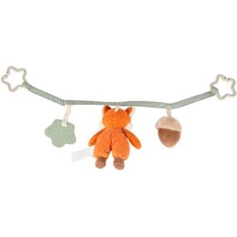 Sterntaler Kinder Kinderwagenkette "Kinderwagenkette Fuchs Filou", orange, Baumwolle, Polyester, L:55cm, Greifspielzeug, mit Silikonelement und Rassel