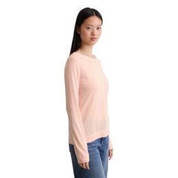 Marc O'Polo MARC O'POLO Damen Langarmshirt "aus Organic Cotton"pastel rose, Basic, Gr. XL, unifarben, Obermaterial: 100% Baumwolle, Shirts