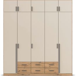 Kleiderschrank Rauch, B:226cm H:248cm T:54cm, beige, Holzwerkstoff, Kinderzimmer, Schr&auml;nke, "Schrank Garderobe W&auml;scheschrank GAMMA in 4 Breiten