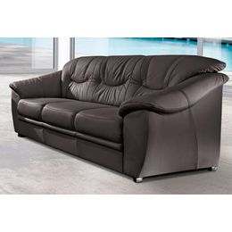 Sit & More 3-Sitzer SIT & MORE, B:198cm H:90cm T:90cm, braun, PRIMABELLE-Microfaser (100% Polyester);SOFTLUX/Struktur (Korpus in Kunstleder, Sitz und R&uuml;cken in