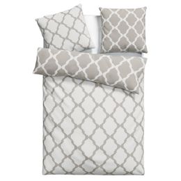 Wendebettw&auml;sche OTTO HOME, grau, Renforc&eacute;, Obermaterial: 100% Baumwolle, Bettw&auml;sche, "Alba in Gr. 135x200 oder 155x220 cm", Bettw&auml;sche mit
